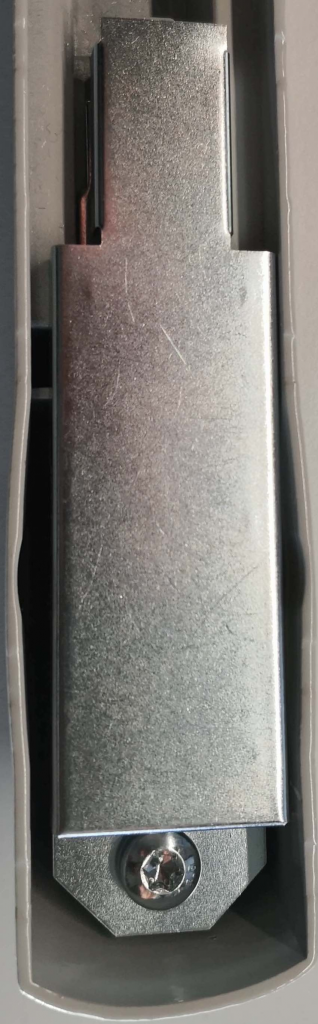 How is a semi-locking cylinder installed in a Rittal comfort handle TS8 ...