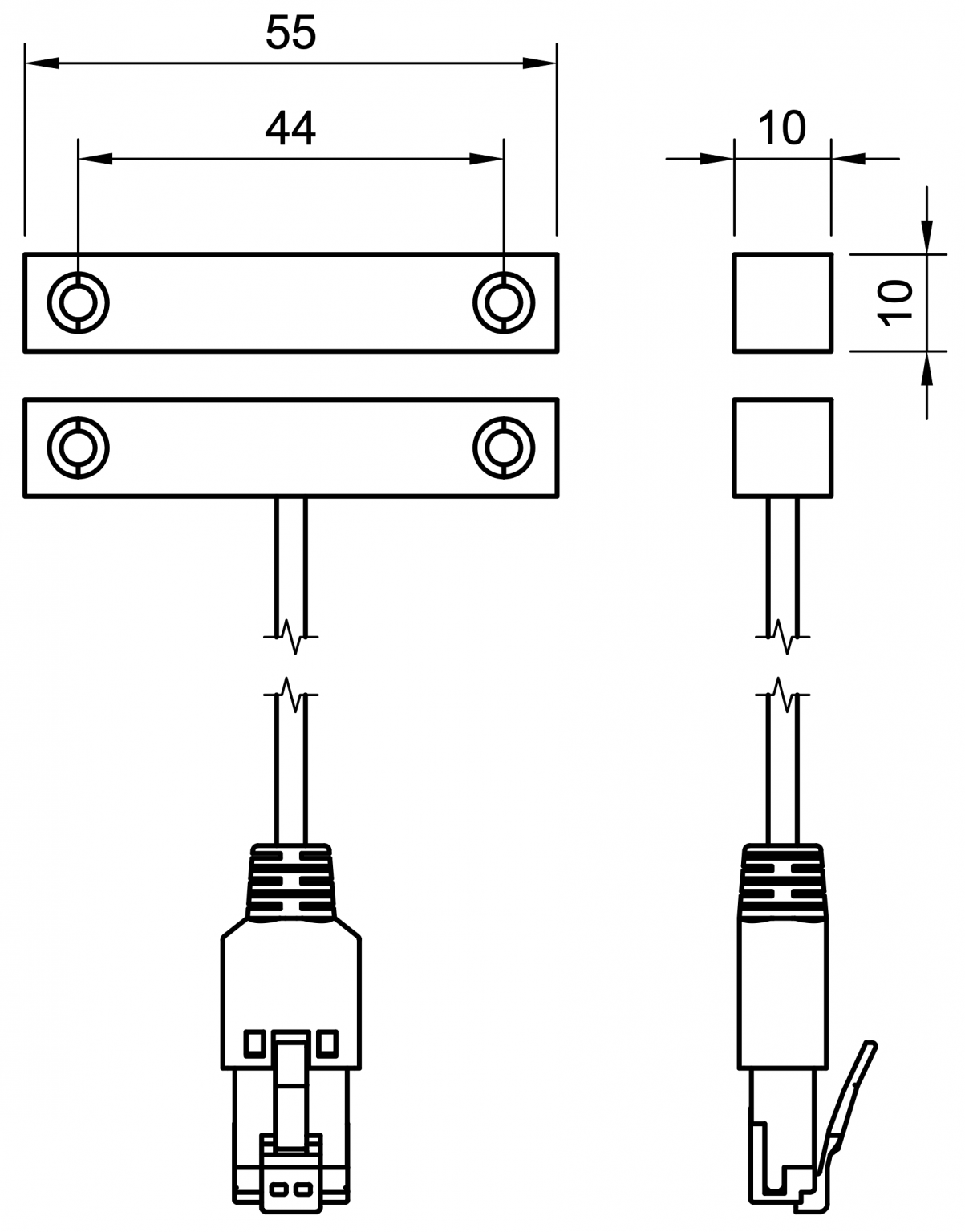 Magnetic door contact (SystemPort) - MANUAL - Kentix Hardware Manuals